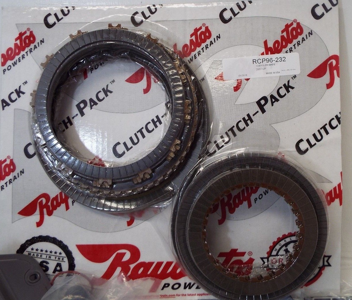 68RFE Rebuild Overhaul Kit Clutches Filters Molded Bonded Pistons ...