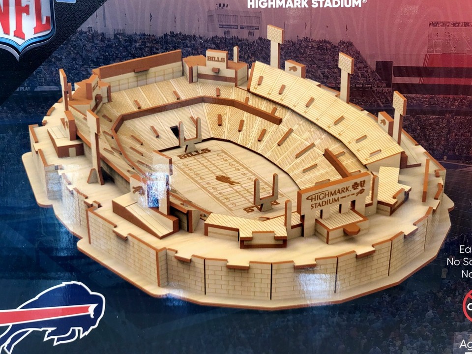 NEW Unopened Buffalo Bills FOCO Wood Highmark Stadium Replica 204 ...