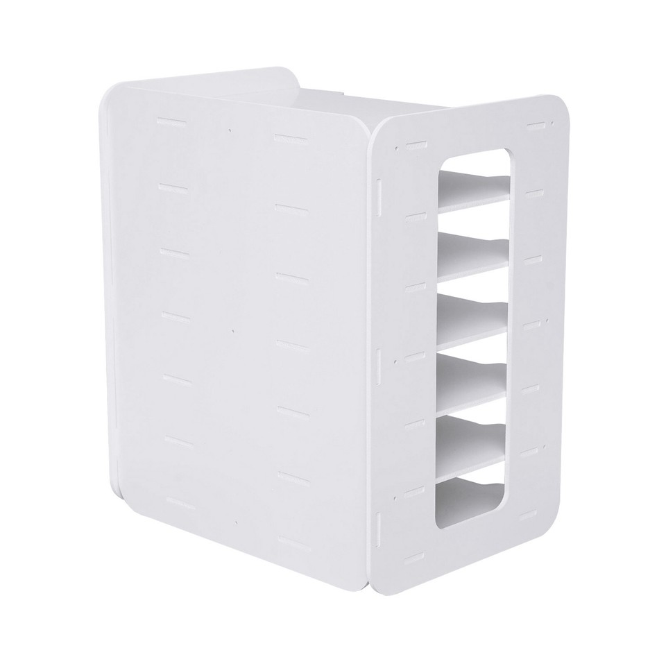 7 Tier Desktop Organizer Paper File Holder Document Storage Rack Office ...