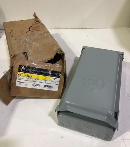 GE GE1LU502SS 70 Amp 2-Space 2-Circuit 240-Volt Unmetered RV Outlet Box ...