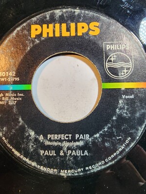 Paul & Paula A Perfect Pair/First Day Back -Philips 45 RPM GOOD F212 | eBay