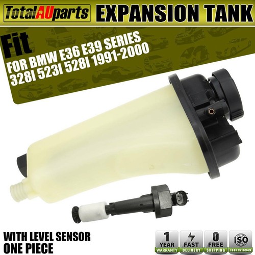 Radiator Coolant Expansion Tank For BMW E36 E39 523i Z3 2.8i W/ Level ...