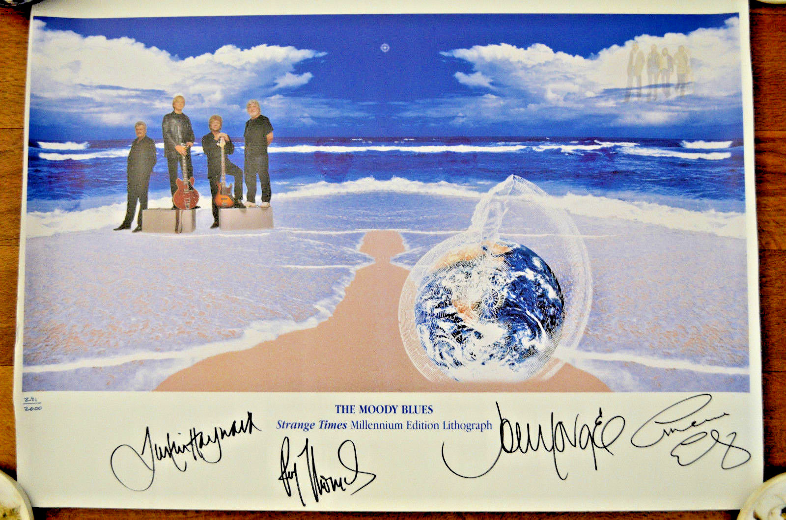 The Moody Blues "Strange Times" Millennium Edition Lithograph ...