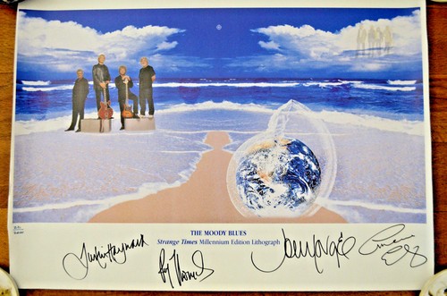 The Moody Blues "Strange Times" Millennium Edition Lithograph ...