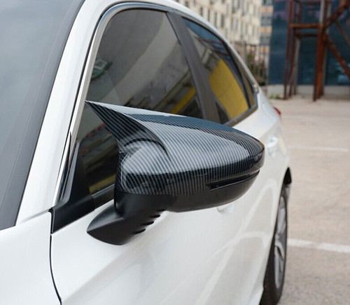 For Acura Integra 2023-2024 Carbon Fiber Horn Side Rear View Mirrors ...