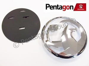 Genuine Vauxhall Insignia B 18- Front Radiator Grille Chrome Badge With ...