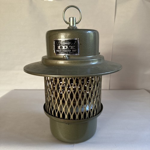 Vintage Hall Industries "Pacemaker" Metal IDT Insect Disaster Trap ...