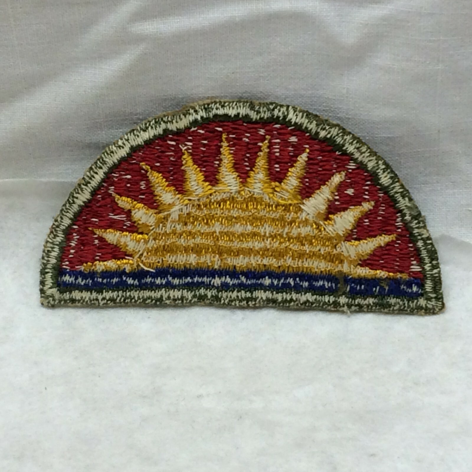 Vintage Military Patch Army 41st Infantry Division Dark Blue OD Border ...