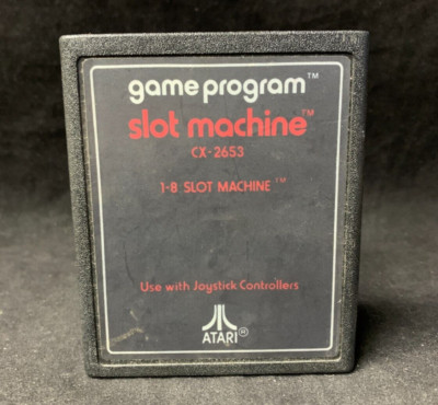 Atari Game Program 1-8 "Slot Machine" CX-2653 | eBay