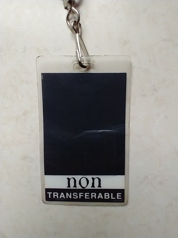 Rare Authentic U2 Zoo TV Tour 1992 Crew Laminate Pass AAA | eBay