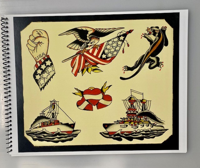 VINTAGE AMERICAN FLASH ART BOOK BINDING TRADITIONAL COL. WILLIAM TODD ...