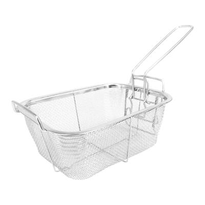 Stainless Steel Deep Fry Basket Mesh French Fry Chips Basket Wire Fry ...