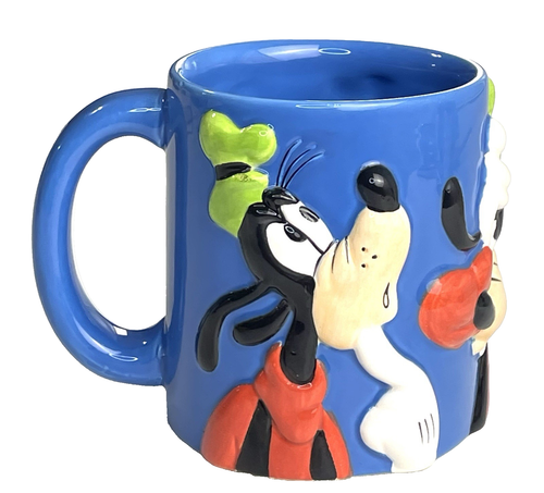 Disney Goofy 3D Faces Teal Ceramic Coffee Mug | eBay