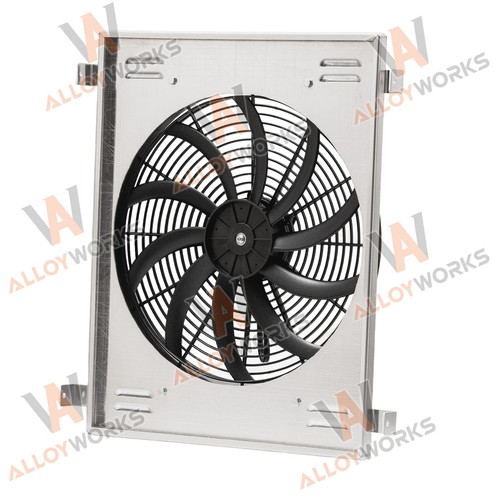 Aluminum Shroud+Electric Fan For 1932 32 Ford HI BOY Street Rat Rod ...