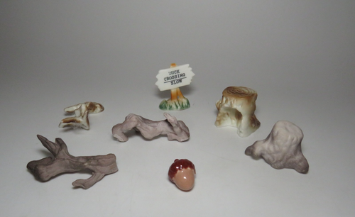 Lot of 7 Accessory Bone China Miniatures | eBay