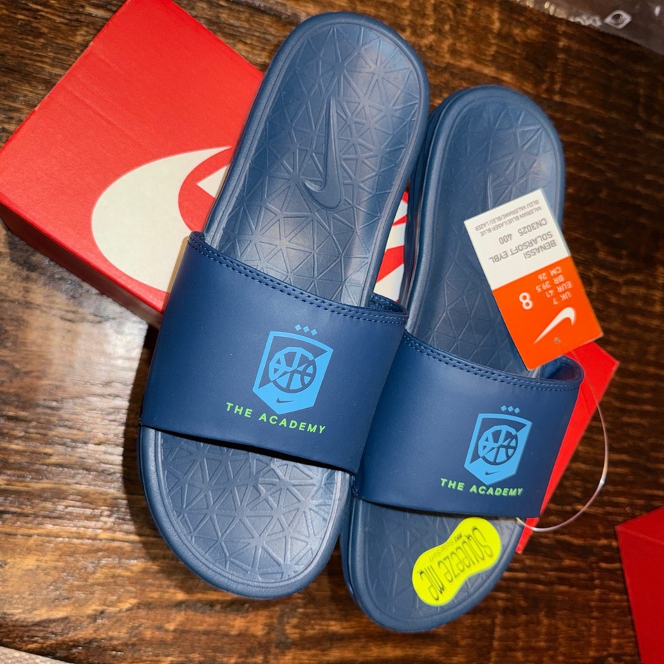 NEW Nike The Academy Slides Elite Comfort Basketball Size 8 EYBL ...