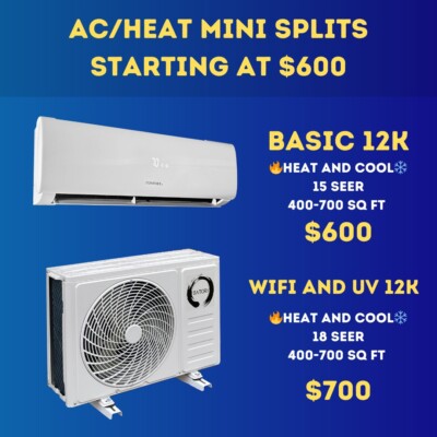 ️ Satori Mini Split with Heating and Cooling 🔥 | eBay