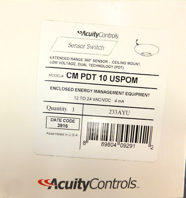 ACUITY SENSOR SWITCH CM PDT 10 USPOM SENSOR*** MADE IN USA*** | eBay