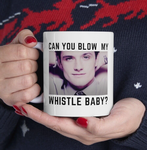 Can You Blow My Whistle Baby? Josh Hutcherson Changing Mug, Ceramic Mug ...