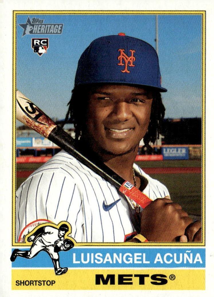 2025 Topps Heritage - Alternate Cartoon Variation Luisangel Acuna #274 ...