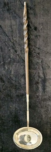 Rare George II Sterling Silver Toddy Ladle with Embedded Shilling. | eBay