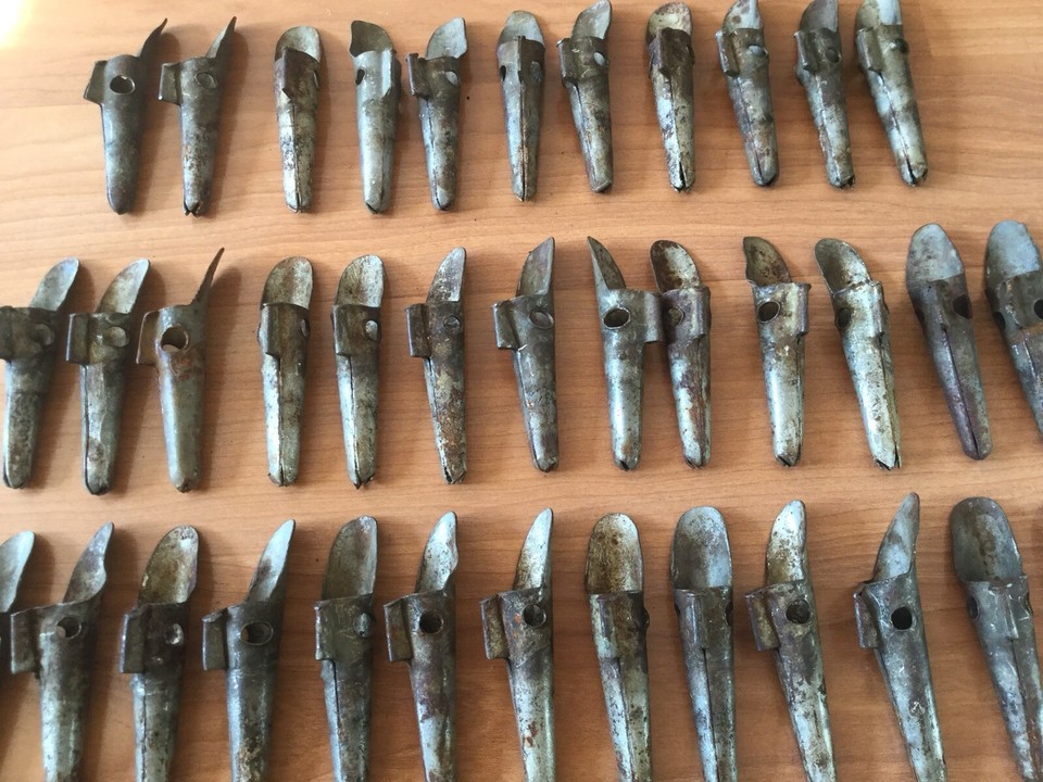 OLD VTG METAL MAPLE SYRUP SAP SPILE SPOUT TAP SPIGOT HARVEST LOT OF 50 ...