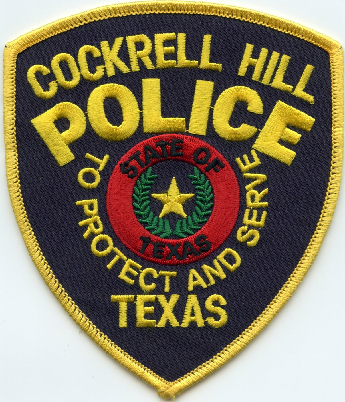 COCKRELL HILL TEXAS TX To Protect And Serve POLICE PATCH | eBay