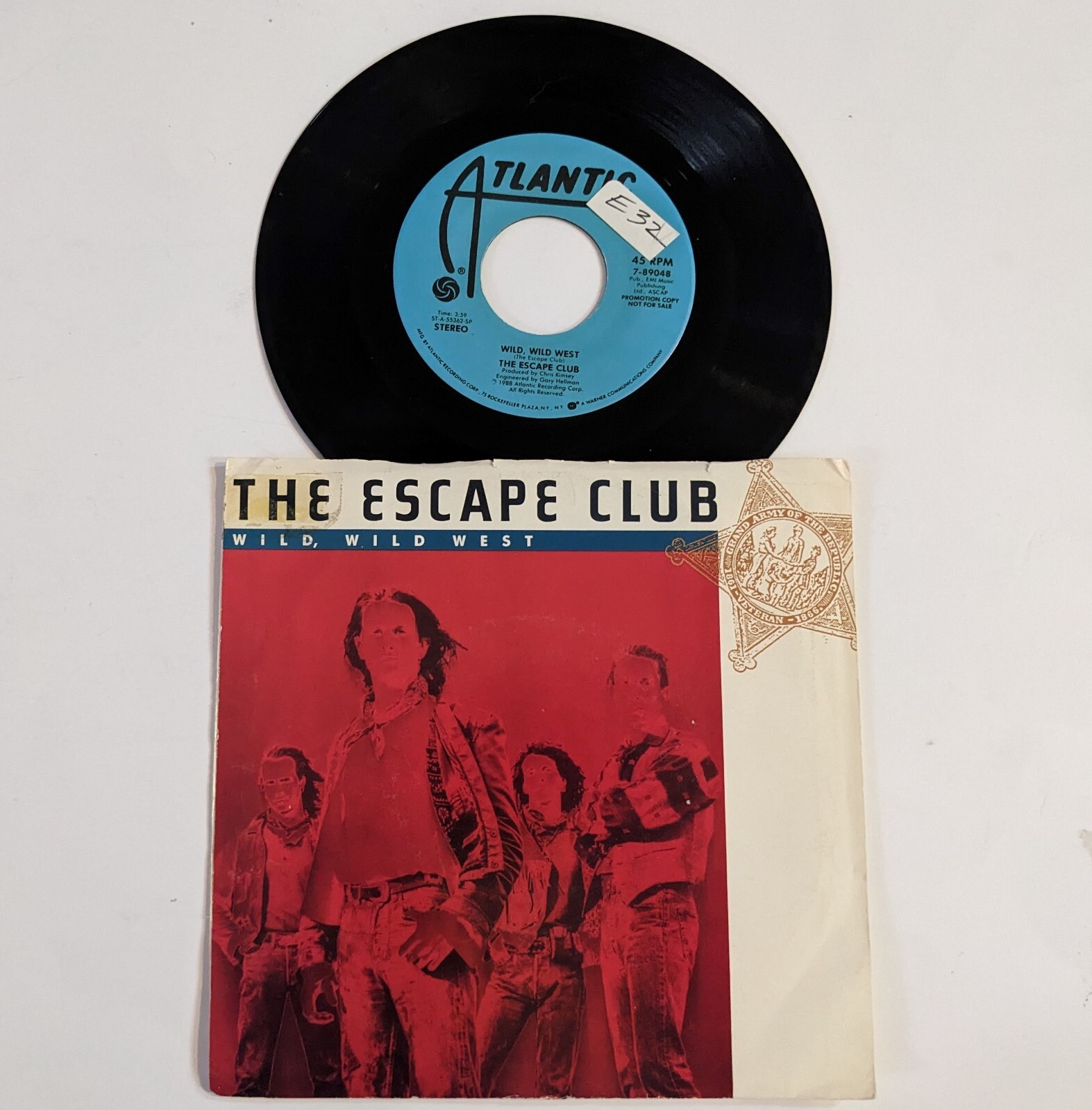THE ESCAPE CLUB Wild Wild West PROMO 7" Single 1988 Vinyl Record | eBay