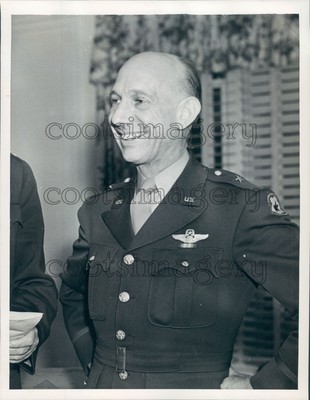 1944 US Air Force Brigadier General Kenneth Wolfe in Uniform WWII Press ...