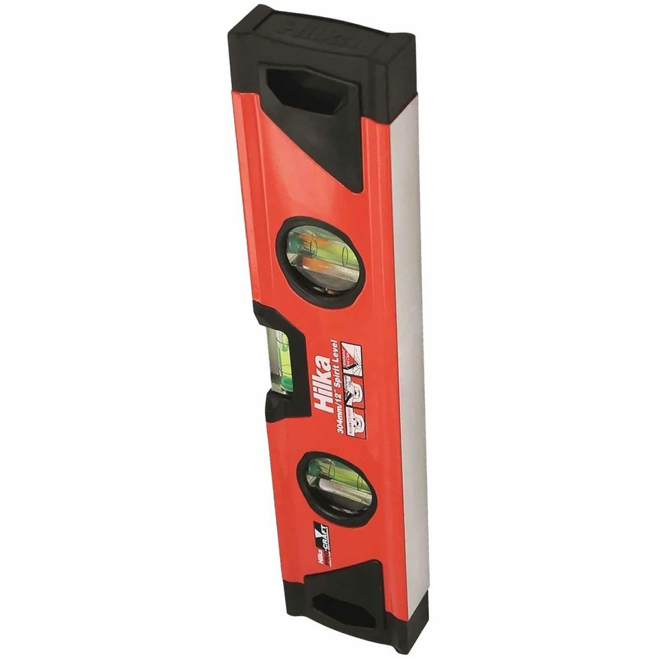 12" / 300mm Aluminium Scaffolding Builders Spirit Level Handheld ...