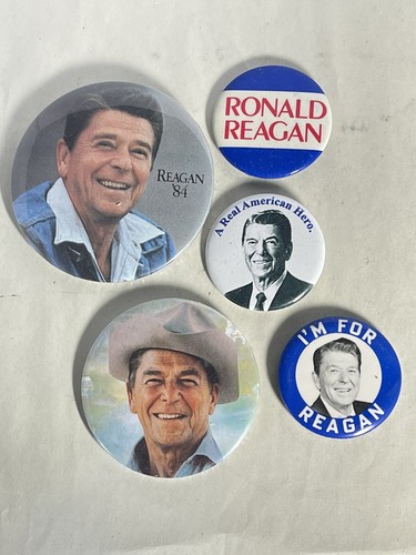 Vintage Original Ronald Reagan Presidential Pin Backs | eBay