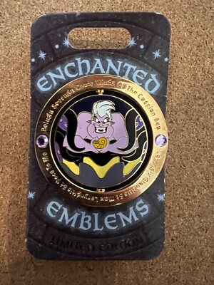 Disney Parks Pin - Enchanted Emblems - Ursula Little Mermaid - Limited ...