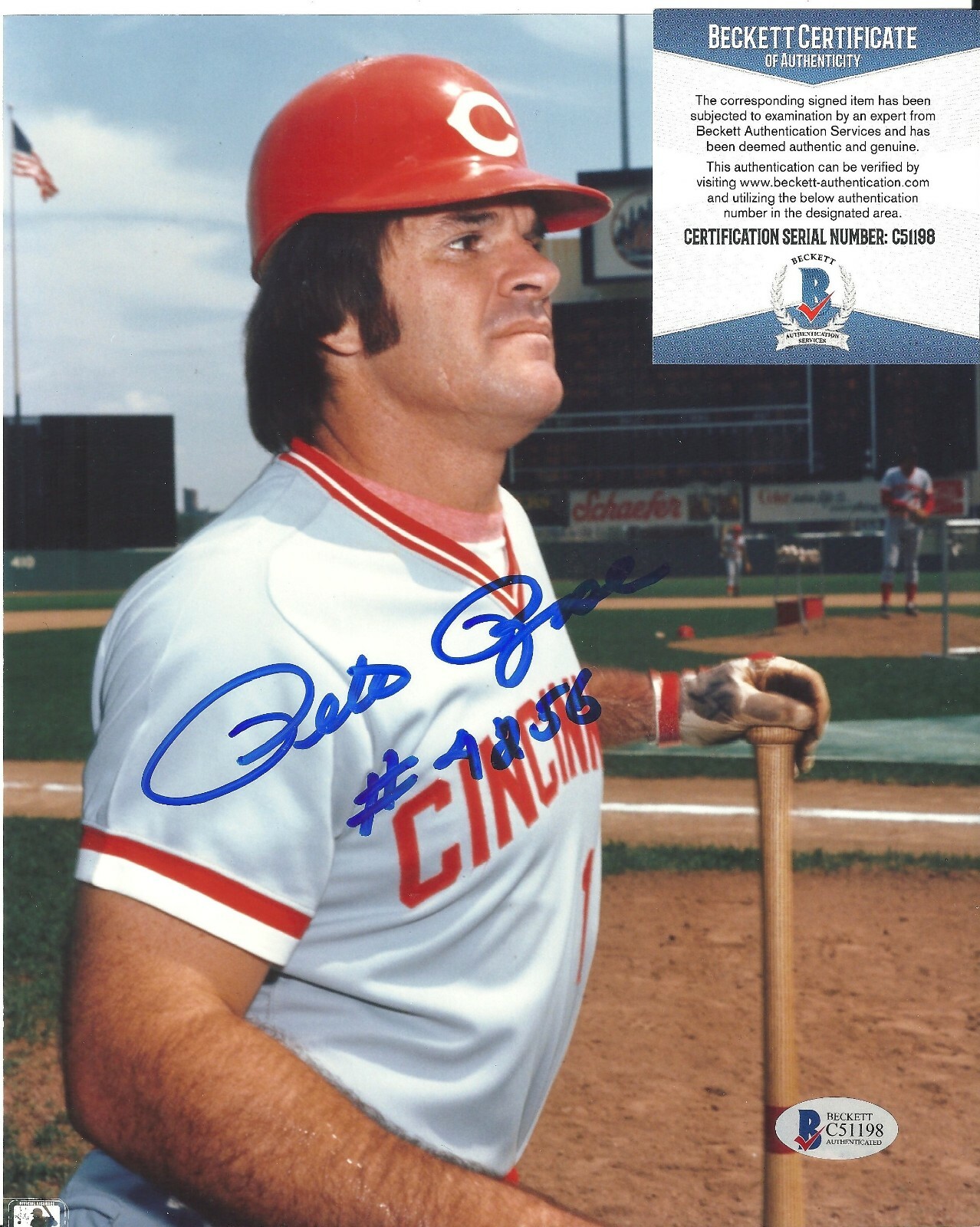 Pete Rose | Autographed Baseball Memorabilia & MLB Merchandise