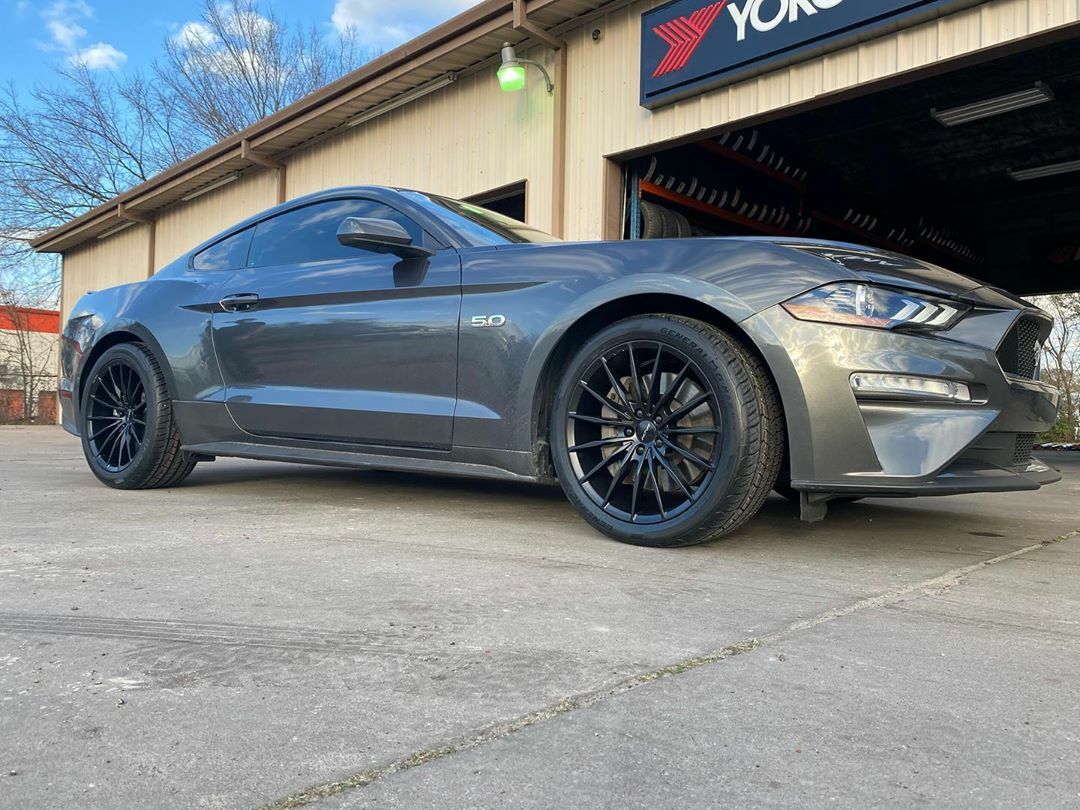 20 inch Wheels INOVIT TORQUE Satin Black Finish Rims Size 20x8.5 PCD ...