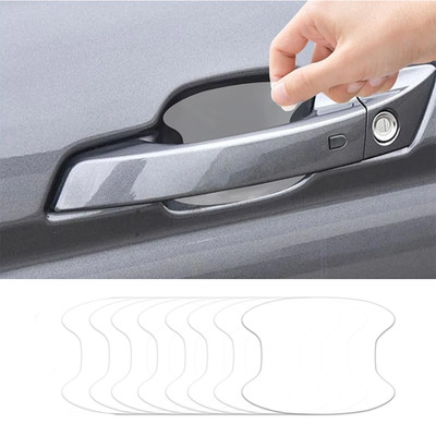 8PCS Car Door Handle Invisible Anti Scratch Sticker Protector ...