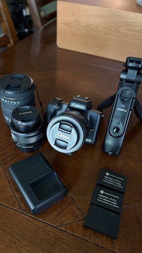 Canon EOS M50 Mark II – Complete Kit + 3 High-Quality Lenses | eBay