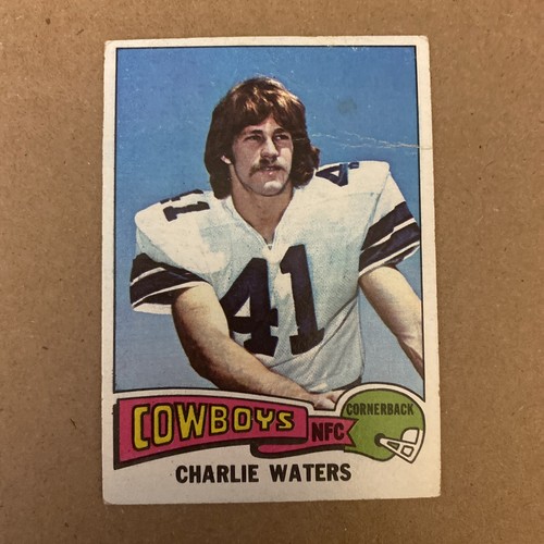 1975 Topps Football Charlie Waters Dallas Cowboys Card #59 | eBay