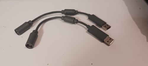USB Breakaway Dongle Cable Cord Adapters For Xbox 360 PC Wired ...