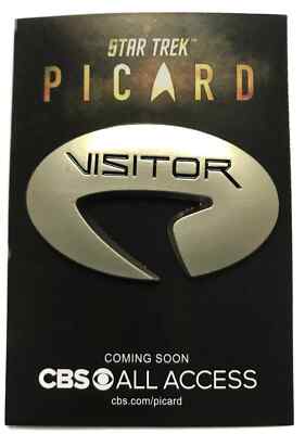 Star Trek PICARD VISITOR BADGE Pin Brand New NYCC 2019 | eBay