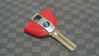 BMW LOGO RED Blank Key FOR BMW S1000RR S1000R HP4 F650 800 Ri200 K1200 ...