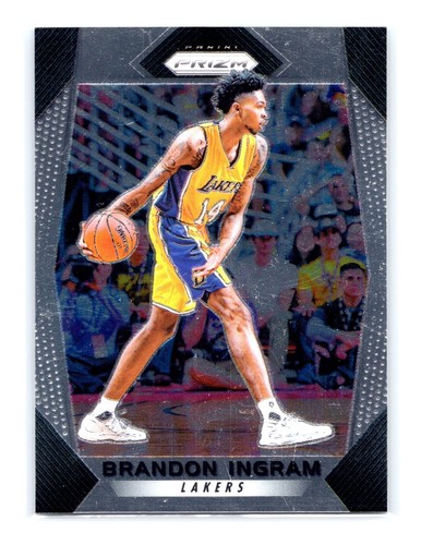 2017-18 Panini Prizm Basketball #284 Brandon Ingram Los Angeles Lakers ...