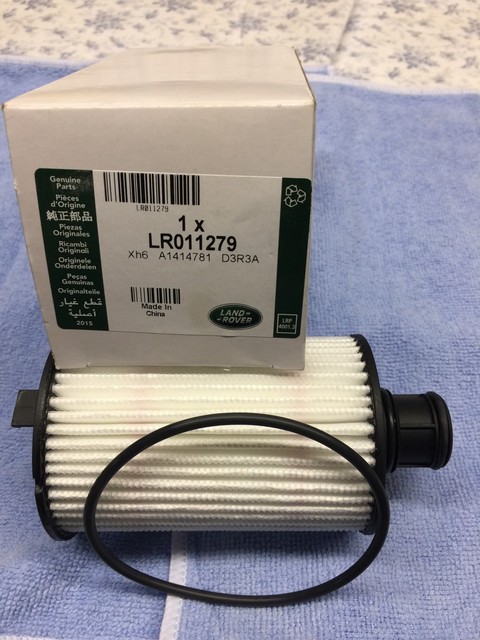 Genuine Land Rover Oil Filter 5.0l V8 Petrol OEM LR011279 for sale ...