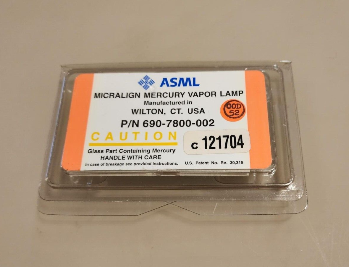 ASML Micralign L11822 High Pressure Mercury Vapor Lamp 690-7800-002 for ...
