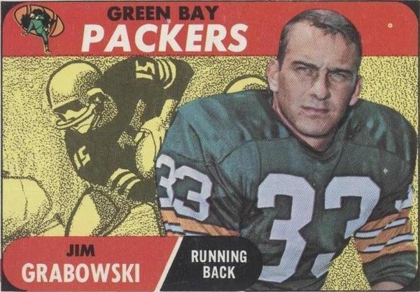 1968 Topps - #183 Jim Grabowski, Jim Grabowski (RC) for sale online | eBay