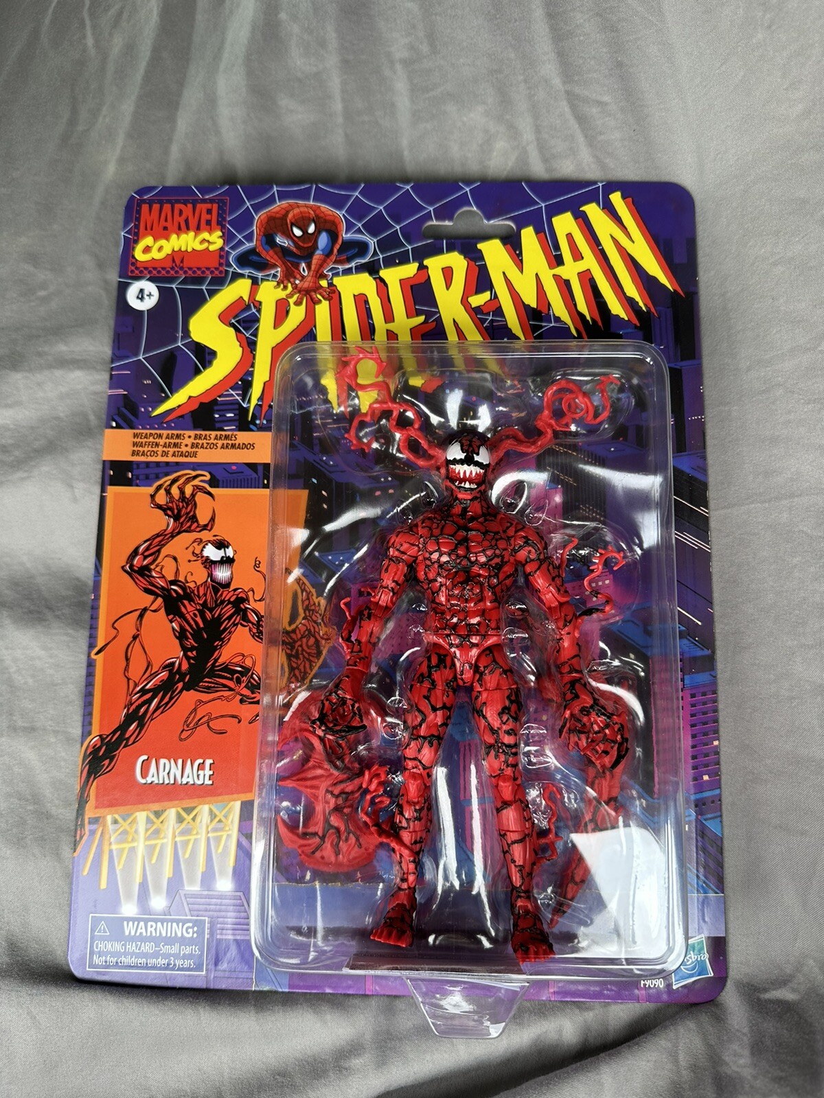 Marvel Legends Spider-Man Retro Carnage 6" Action Figure Target ...