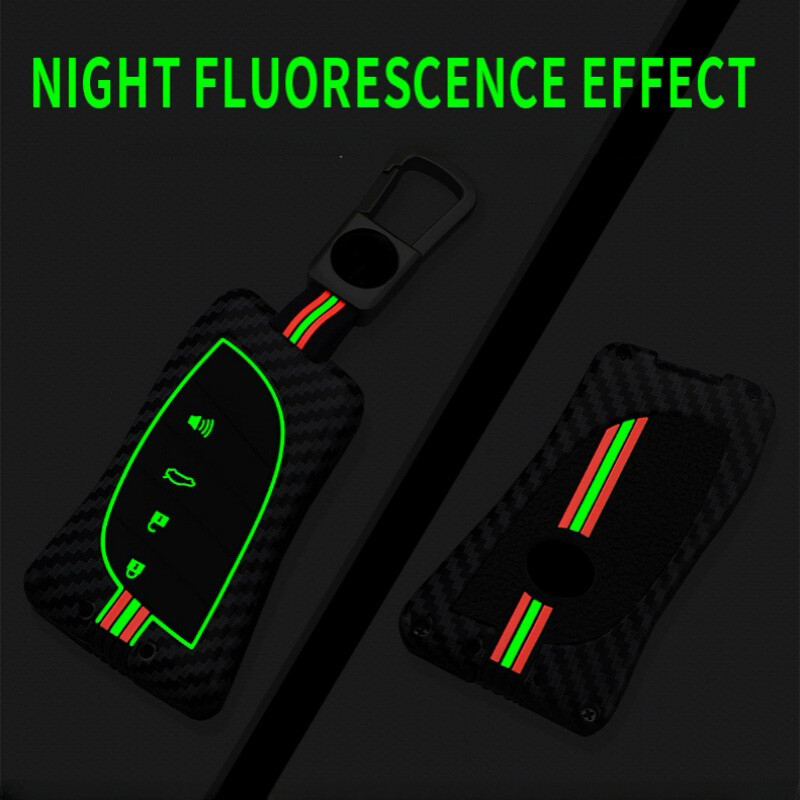 Zinc Alloy Silicone Car Key Case Cover For Lexus LS ES UX NX RX IS ...