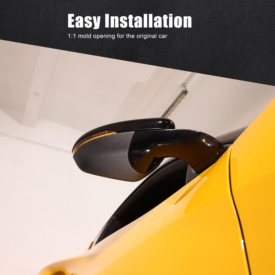 Matte Carbon For Lotus EMIRA 2021-2023 Car Rearview Mirror Lower Base ...
