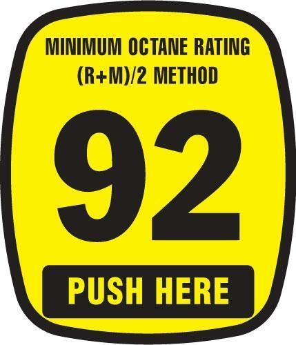 Dresser Wayne OVATION Octane Button 3M Decals Overlay 92 NEW | eBay