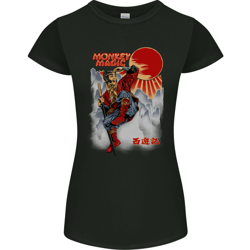 Monkey Magic Retro 70s Martial Arts TV Womens Petite Cut T-Shirt | eBay
