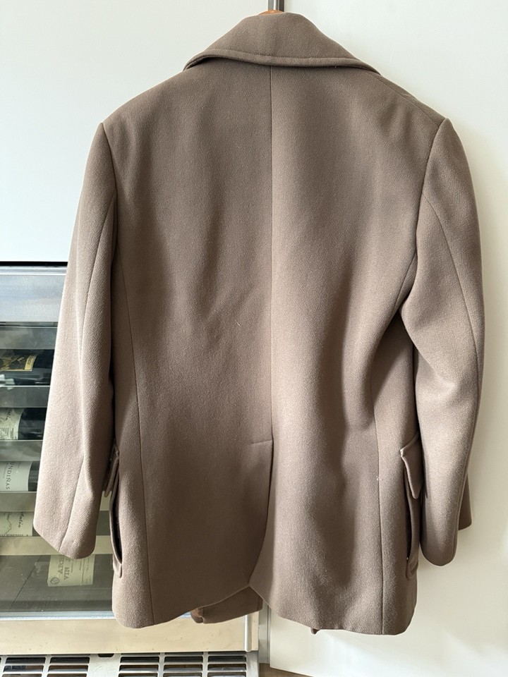 Ralph Lauren Purple Label Wool double breasted Coat size M Made in ...